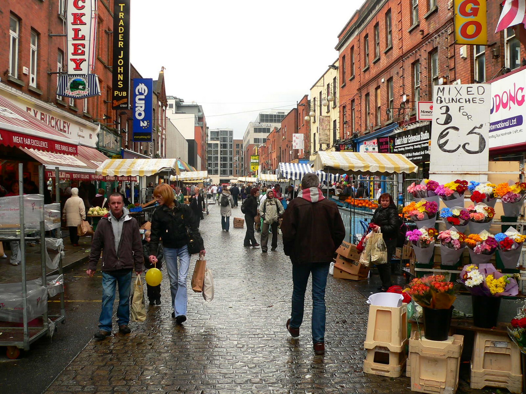 Moore Street - Rue des marchés de Dublin • Guide Irlande.com
