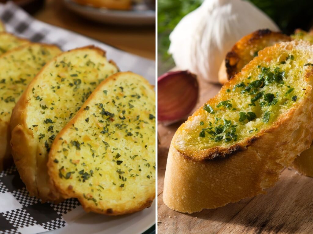 Le garlic bread - Pain à l'ail irlandais • Guide-Irlande.com