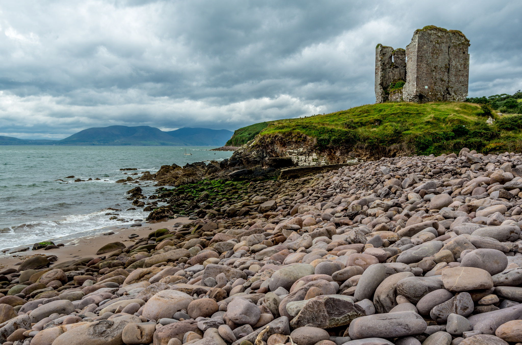 Minard Castle - Château de la Péninsule de Dingle - Guide Irlande.com
