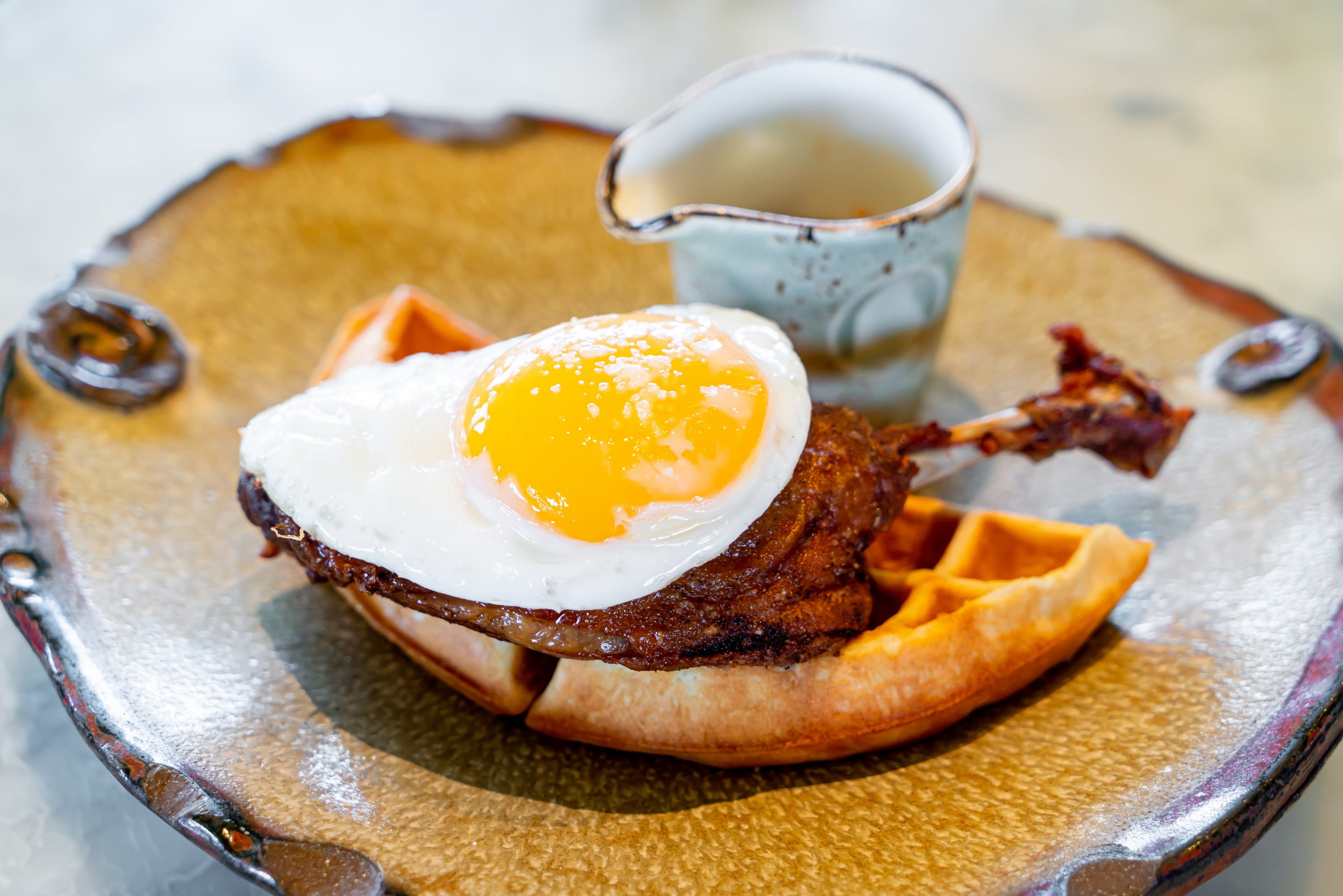 Le Breakfast Duck - Gaufre au canard • Guide Irlande.com