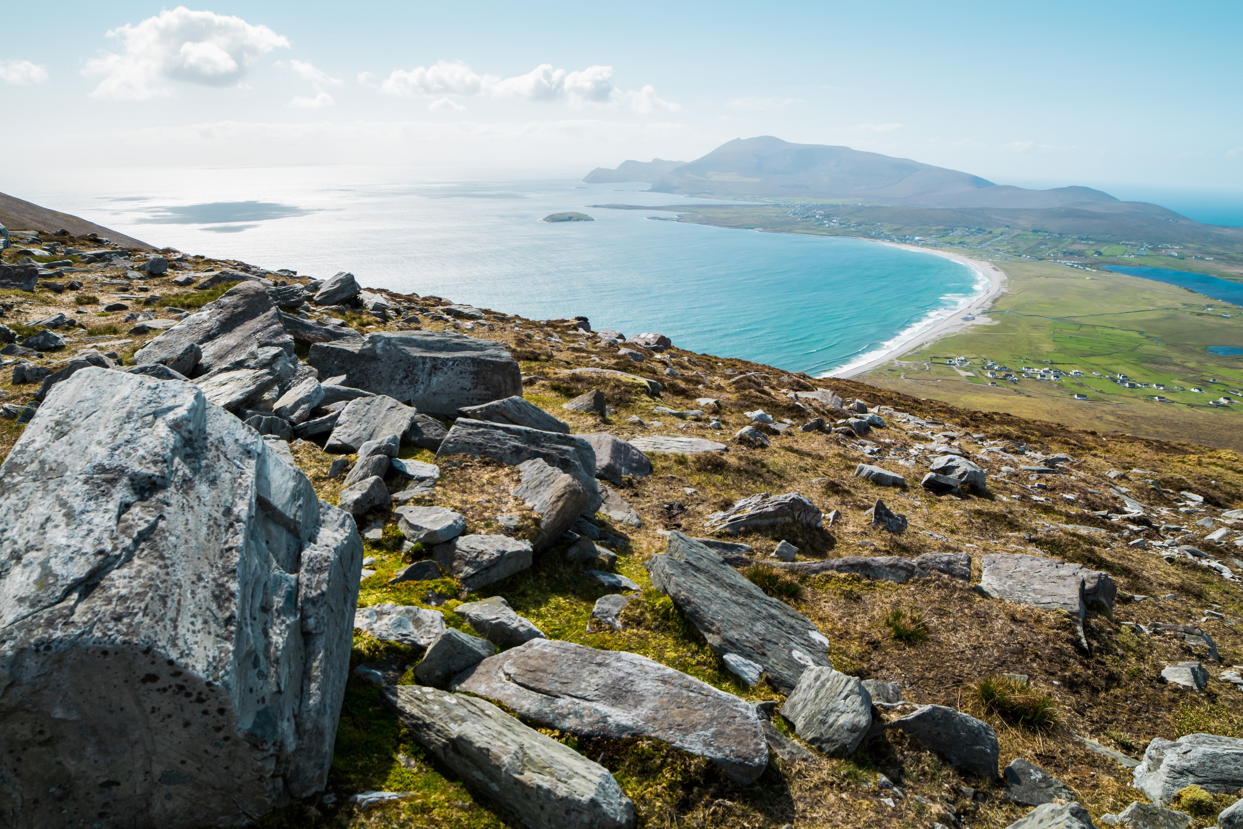 La Keel Beach - Plage sur Achill Island en Irlande • Guide Irlande.com