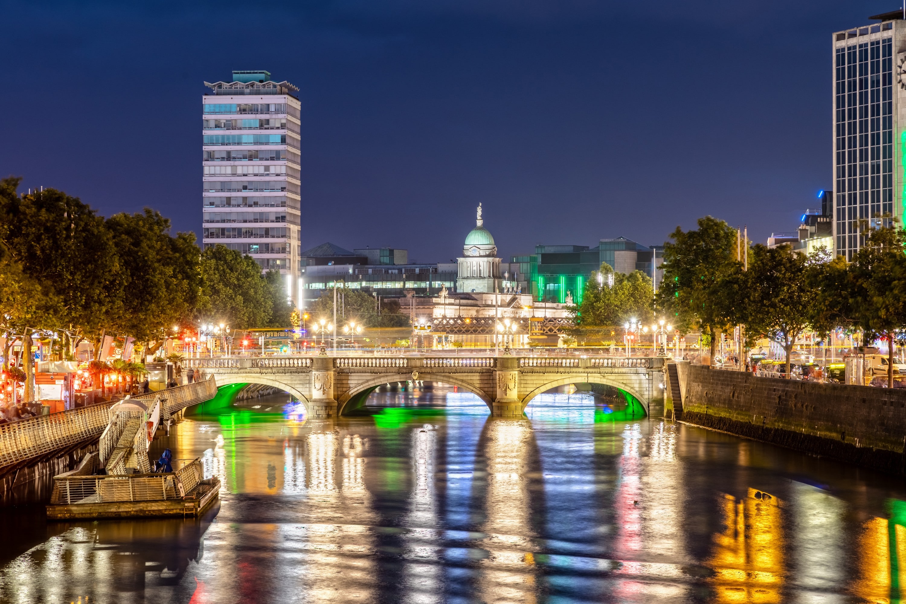 Le O'Connell Bridge - Pont à Dublin • Guide Irlande.com