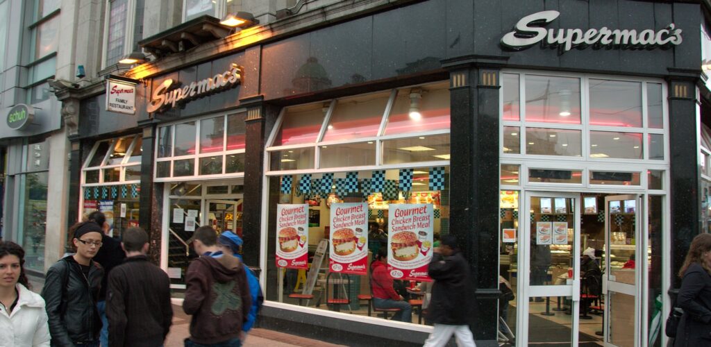 Supermac's - Fast-food, O'Connell Street • Guide-Irlande.com