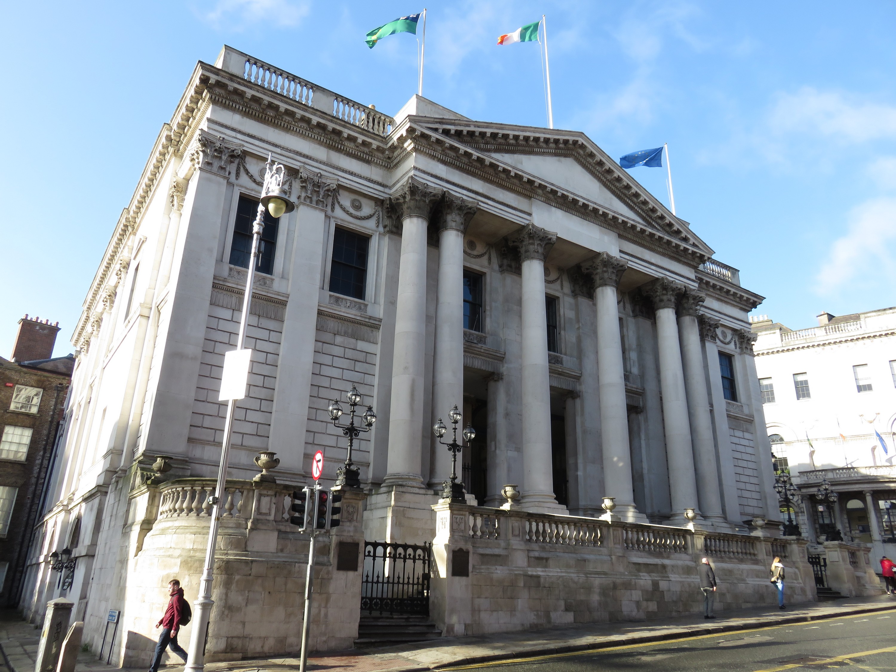 Le Dublin City Hall sur Dame Street • Guide Irlande.com