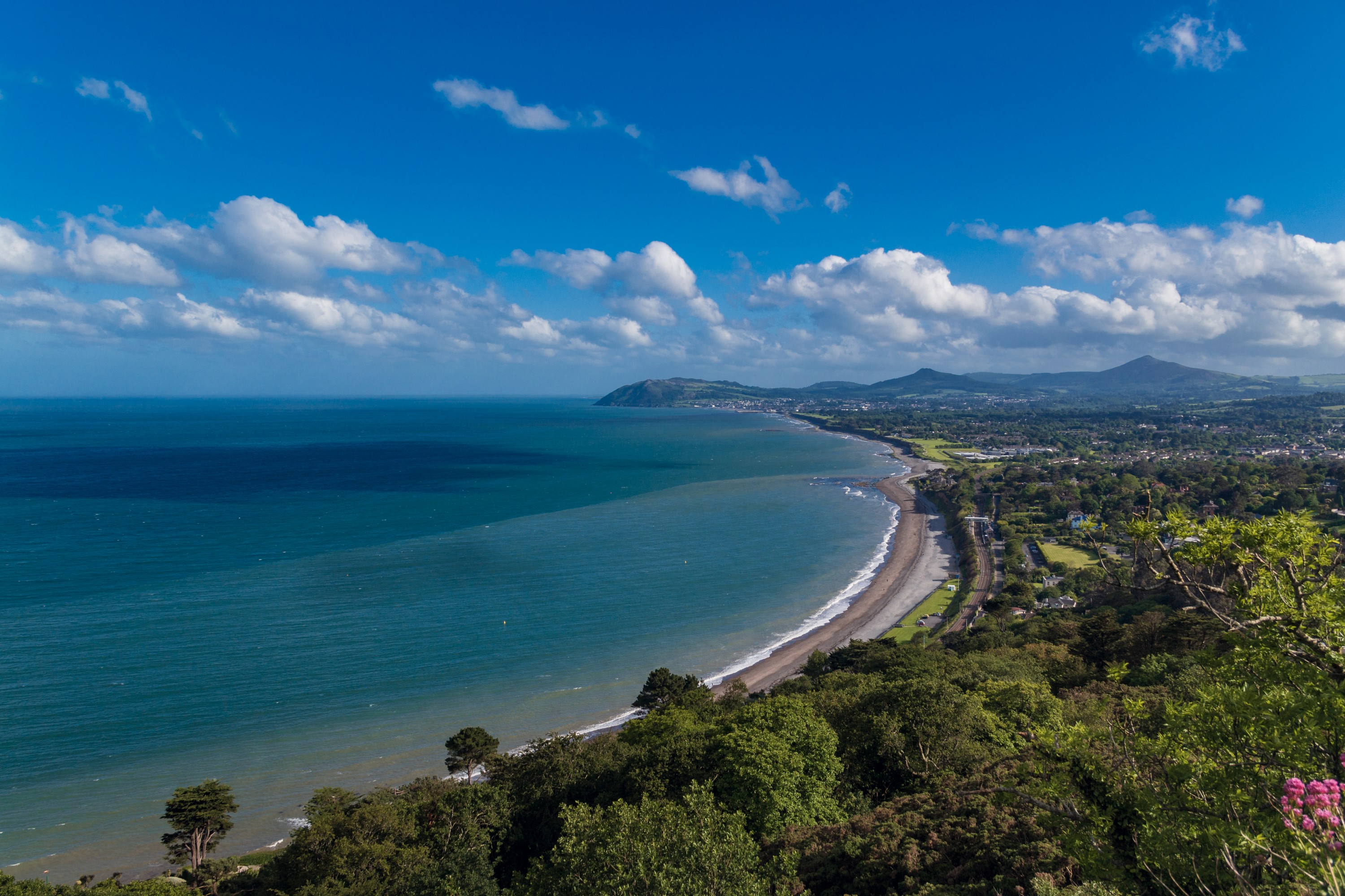 La Killiney beach : plage de Killiney • Guide Irlande.com