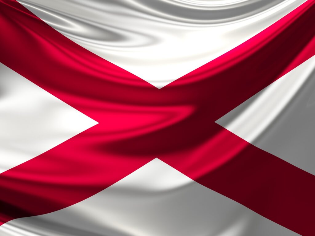 Drapeau : la croix de Saint Patrick • Guide-Irlande.com