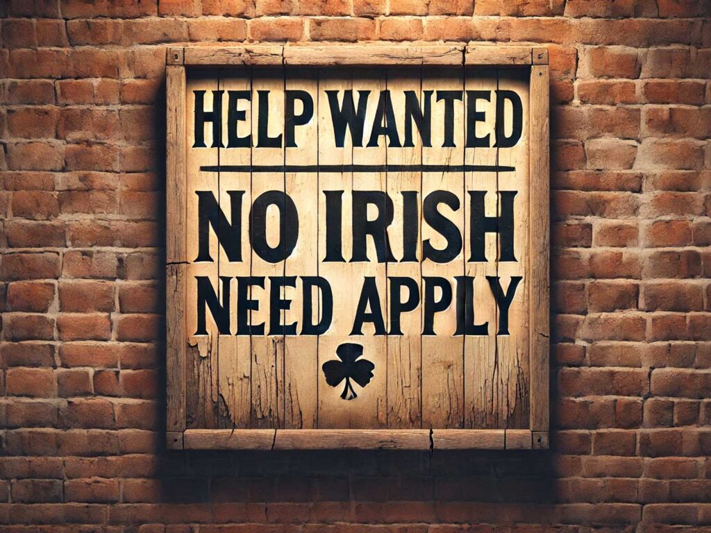 Le terme : "No Irish Need Apply" • Guide-Irlande.com